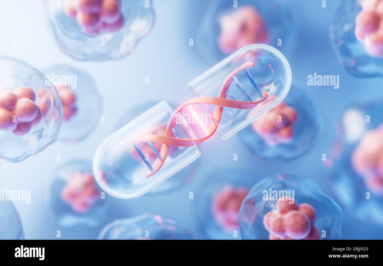 Medical capsule skin cells hi-res stock photography and images - Alamy