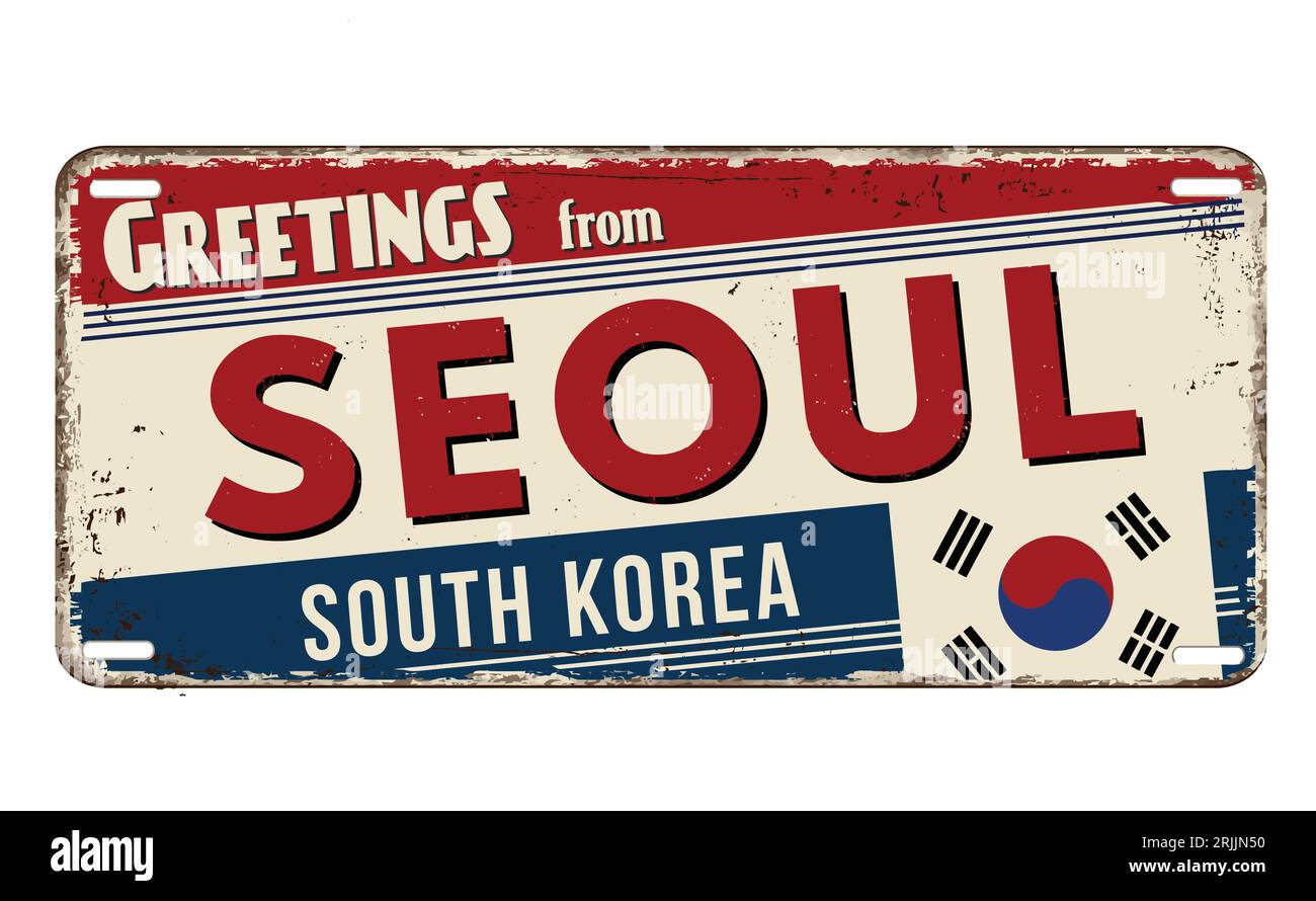 Seoul vector vectors hi-res stock photography and images - Alamy