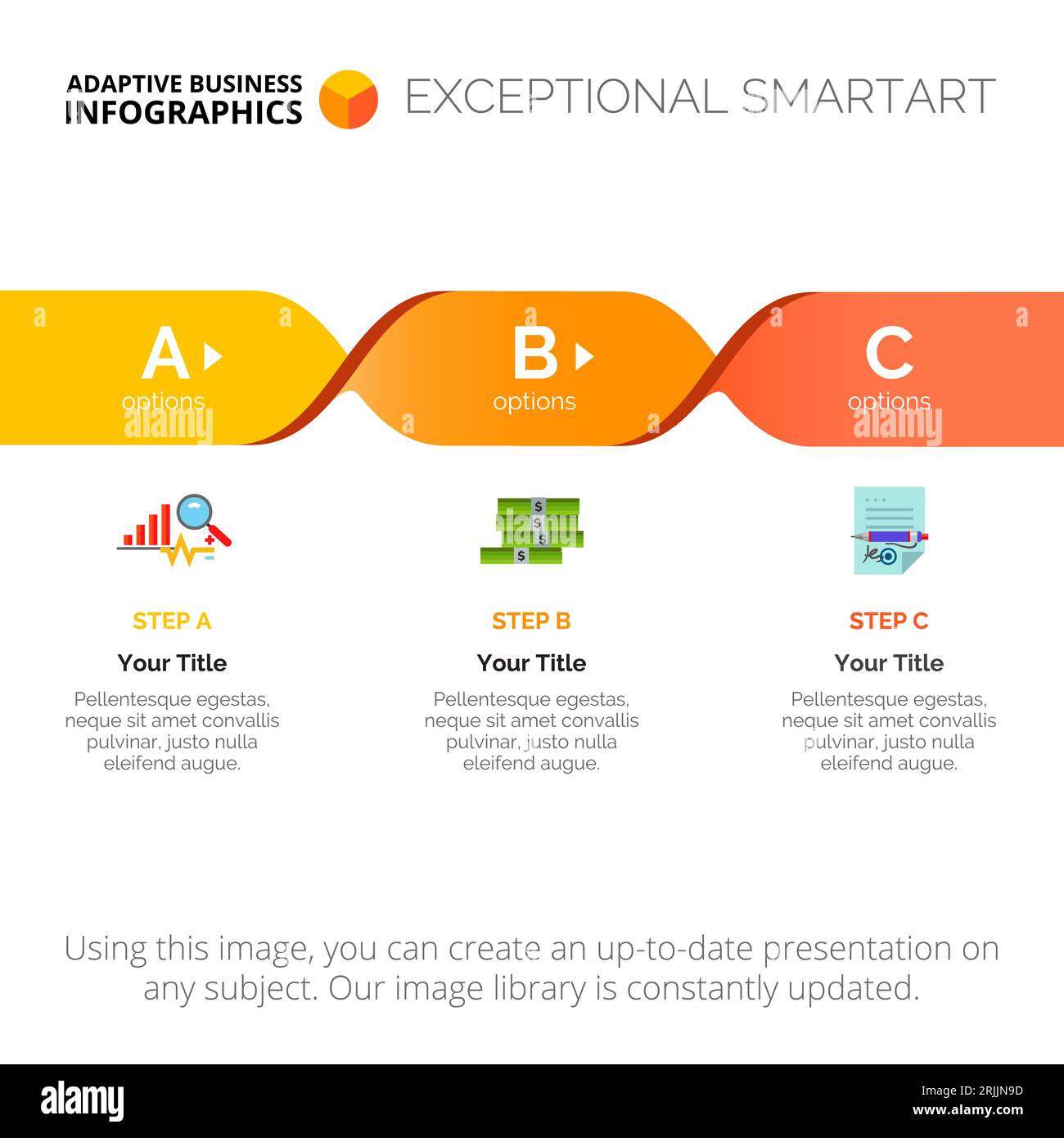 Three steps process hi-res stock photography and images - Alamy