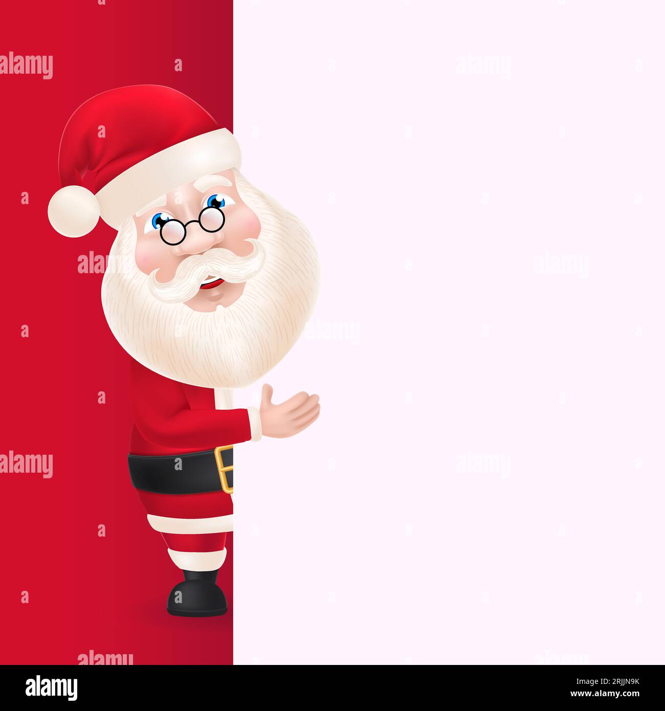 Realistic Illustration of Santa Claus Stock Vector Image & Art - Alamy