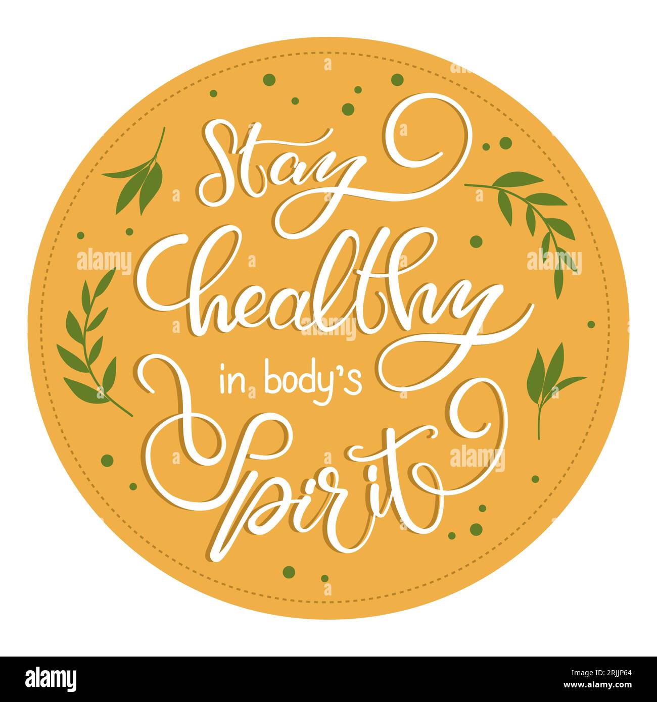 Stay hand written lettering Stock Vector Images - Alamy