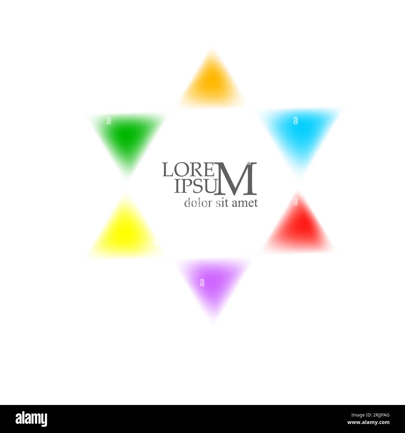 Color star logo. Vector illustration Stock Vector Image & Art - Alamy