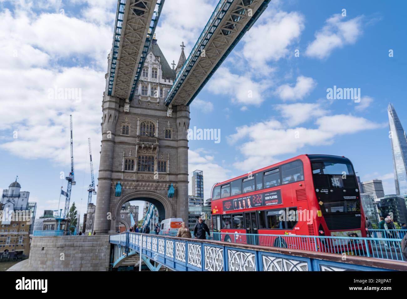 Scenic Tower Bridge in London Stock Photo - Alamy