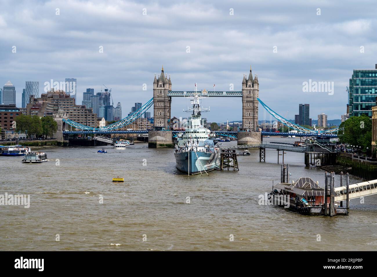 Scenic Tower Bridge in London Stock Photo - Alamy