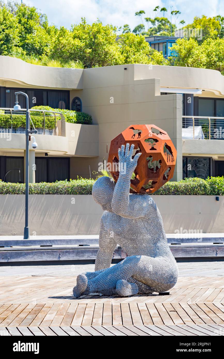 'Earth’s Custodian, Environmental Statement in Chain-link' by Mike Van ...