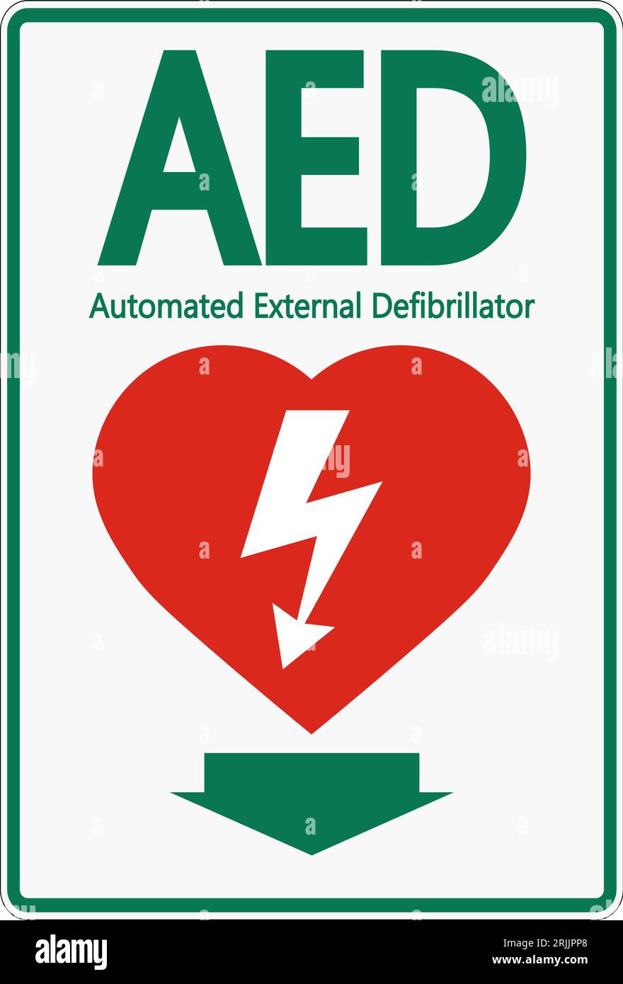 Face Adhesive AED Sign Symbol,label icon on white background Stock ...