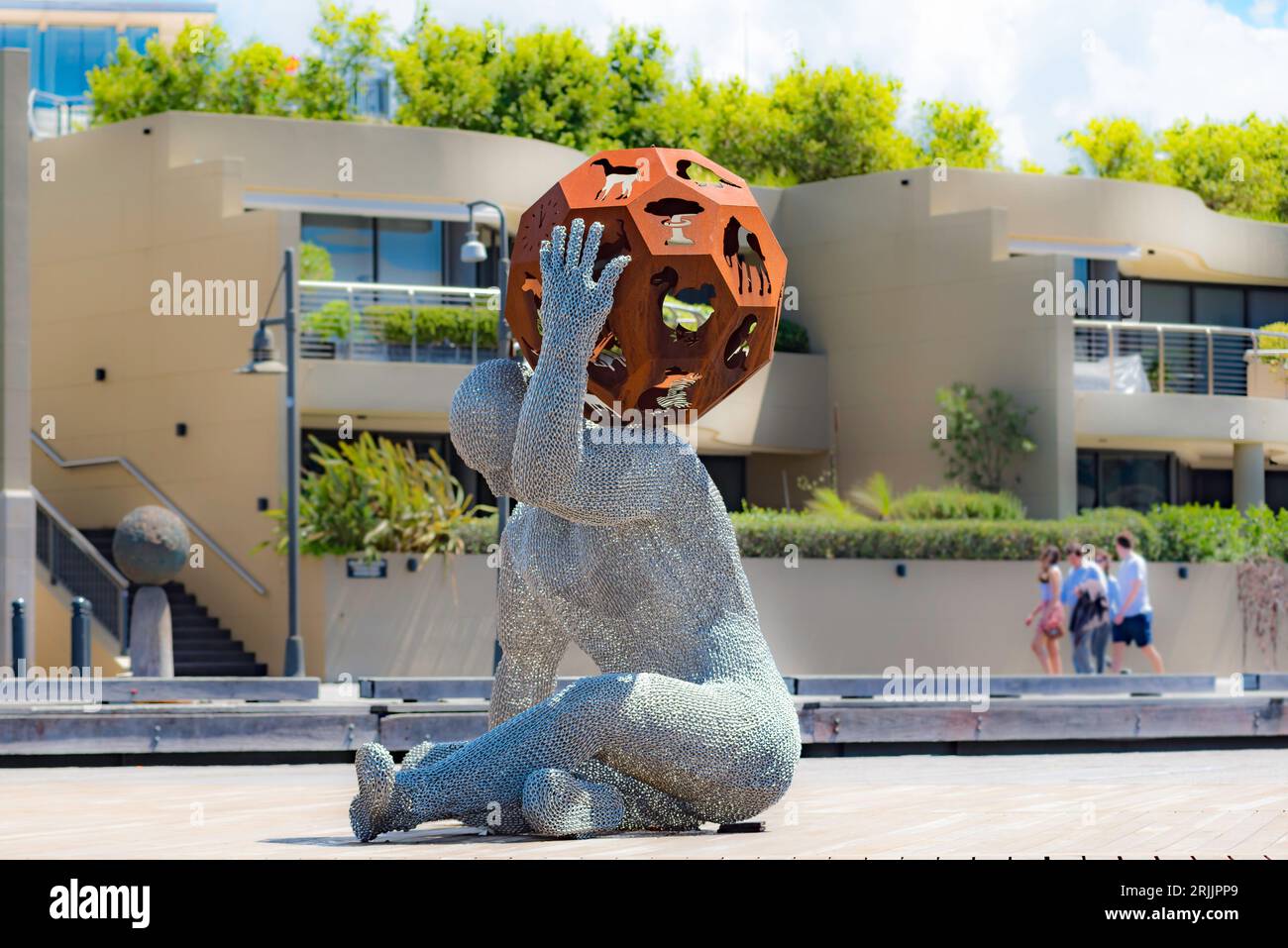 'Earth’s Custodian, Environmental Statement in Chain-link' by Mike Van ...