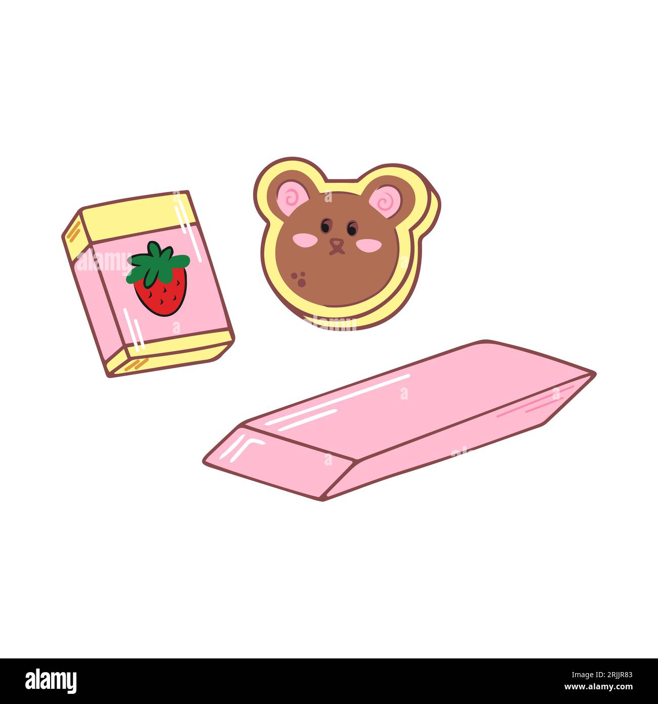 Rubber eraser children drawing Stock Vector Images - Alamy