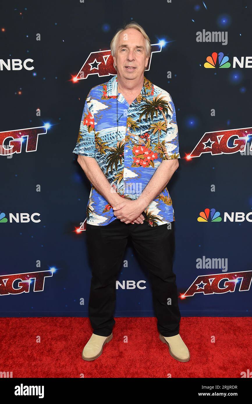 Pasadena, USA. 22nd Aug, 2023. John Wines backstage at “America's Got Talent” Season 18 Live ...