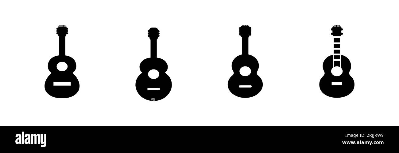 Guitar icon vector. musical instrument sign Stock Vector Image & Art ...