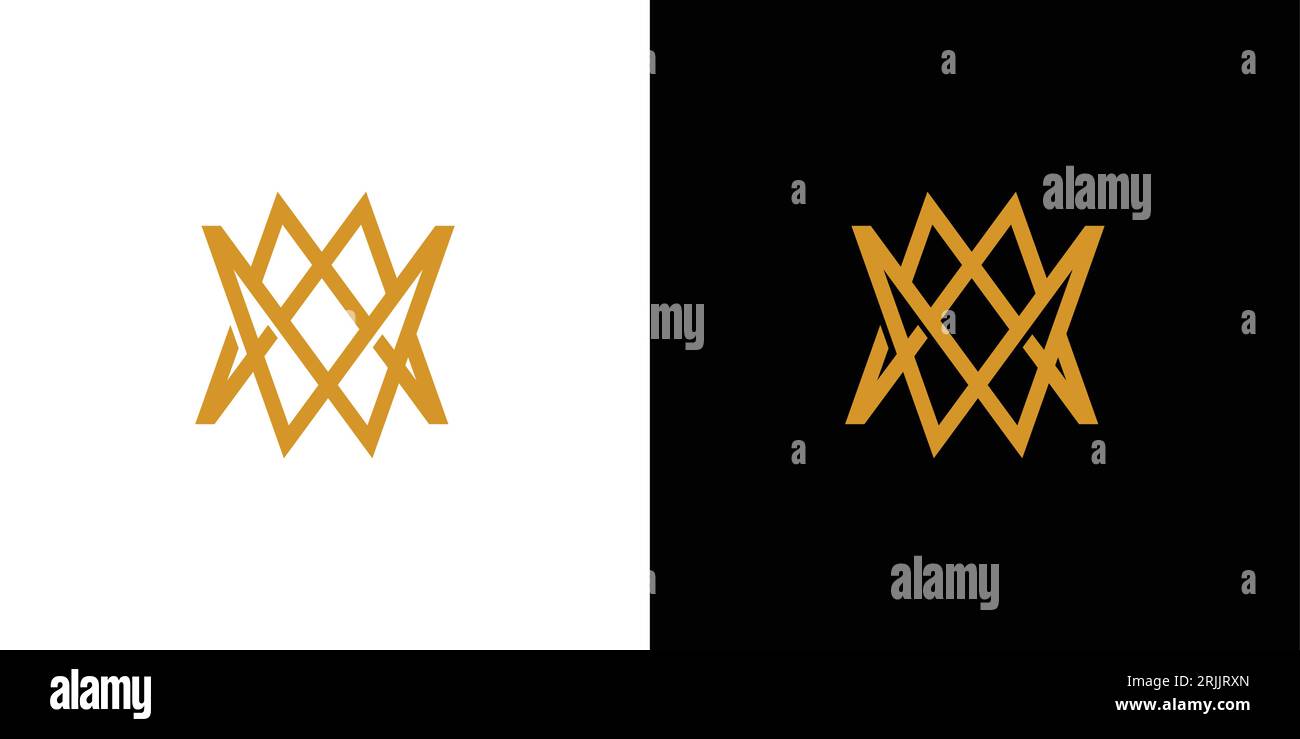 Modern and unique MW logo design Stock Vector Image & Art - Alamy