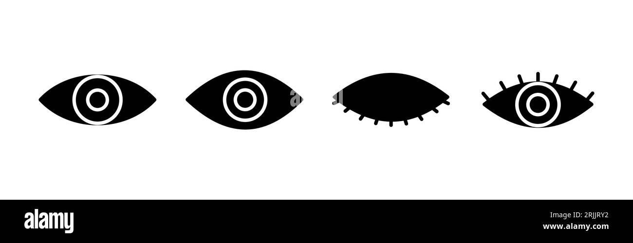 Eye icon. Look and Vision icon. Eye vector icon Stock Vector Image ...