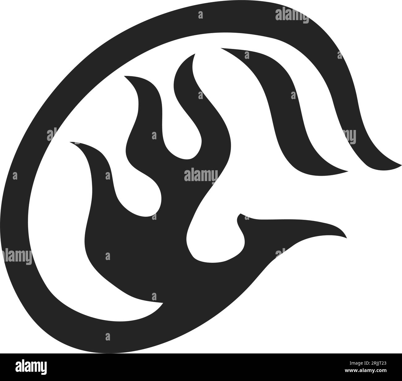 phoenix logo template Isolated. Brand Identity. Icon Abstract Vector ...