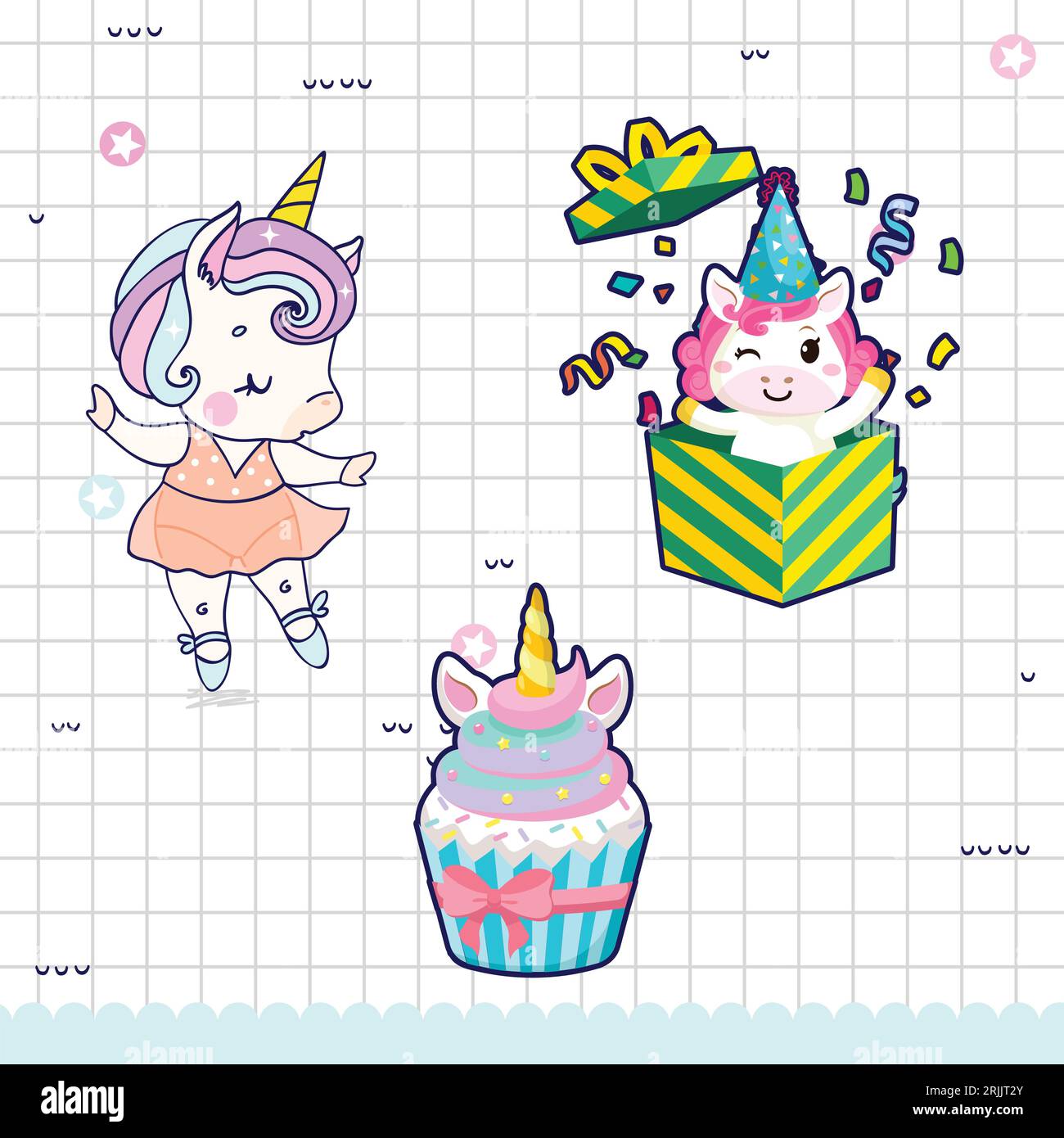 Children drawing on notebook Stock Vector Images - Alamy