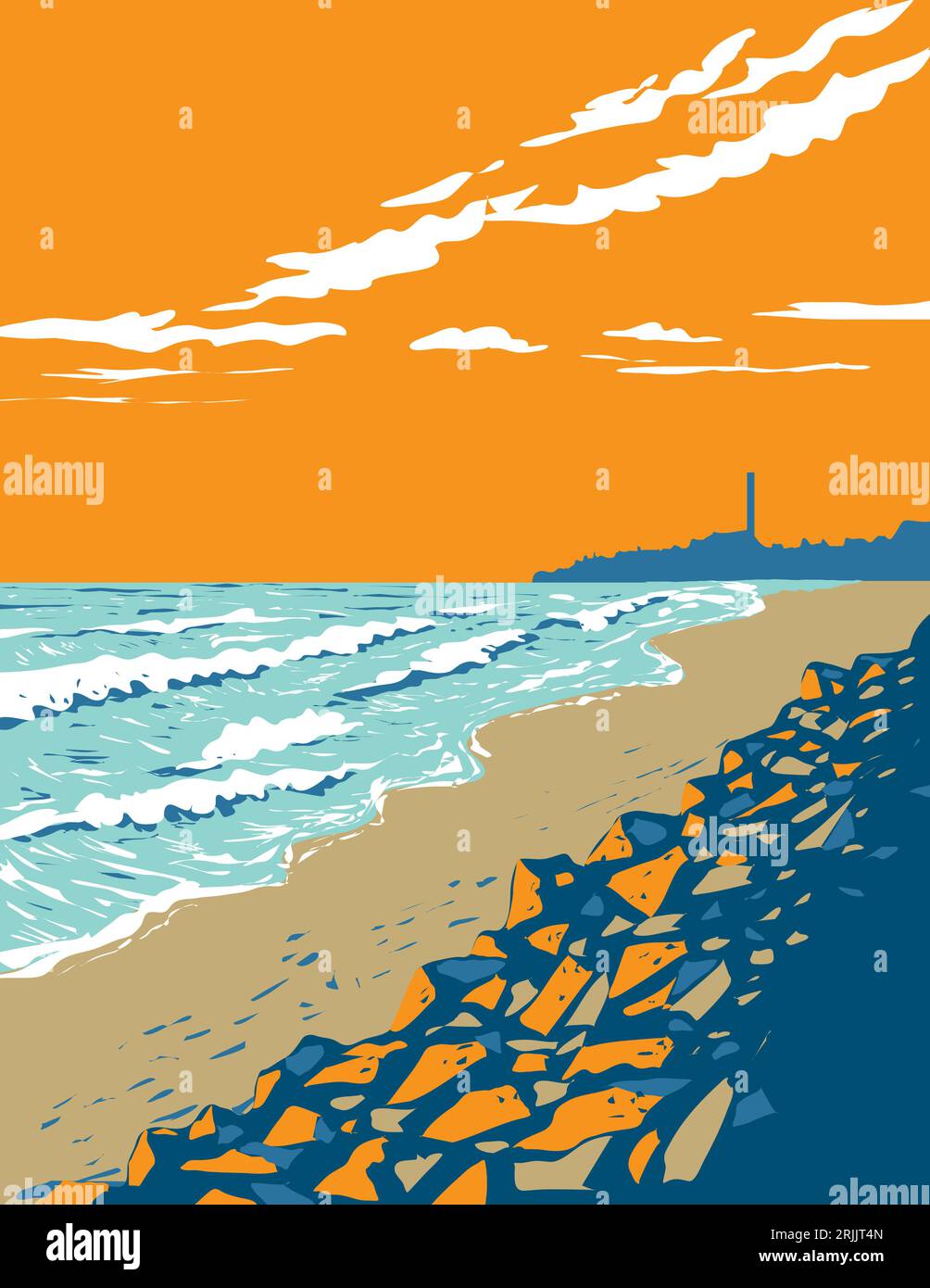 Ponto beach south carlsbad state beach hi-res stock photography and ...