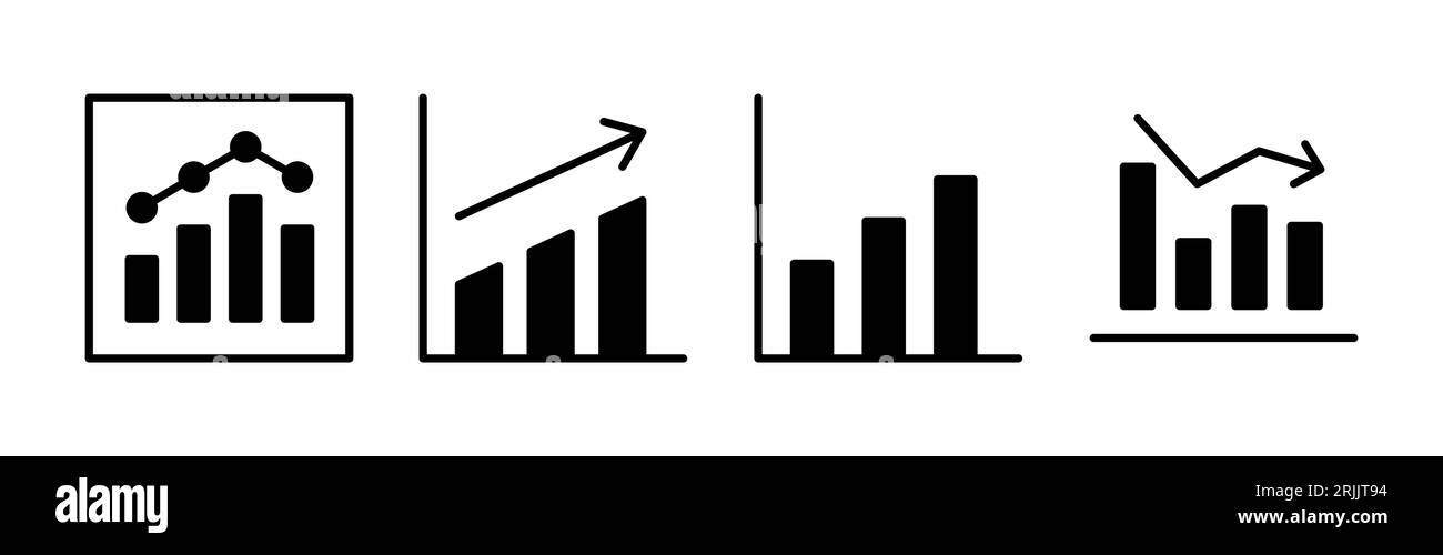 Growing graph Icon vector. Chart icon. Graph Icon Stock Vector Image & Art - Alamy