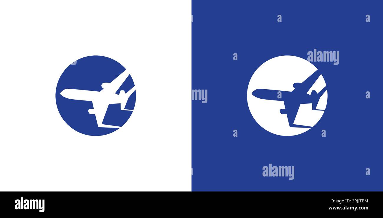 Modern and unique airplane travel logo design Stock Vector Image & Art ...
