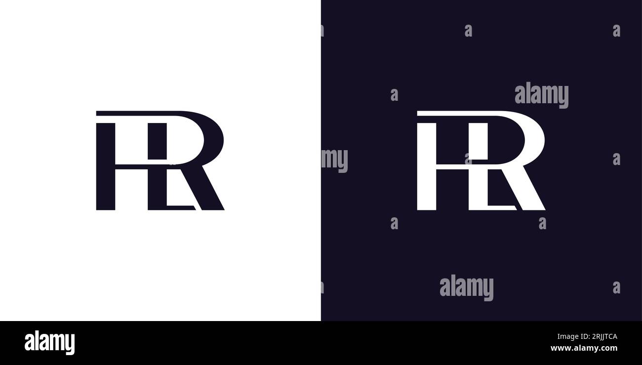 Modern and unique HR logo design Stock Vector Image & Art - Alamy
