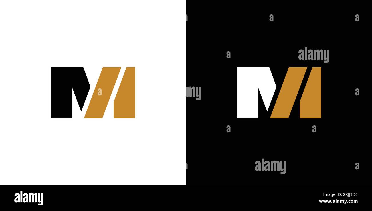 Modern and unique MA logo design Stock Vector Image & Art - Alamy