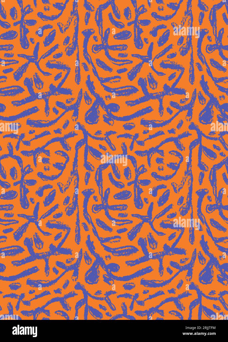 Chalk Abstract Contemporary Nature Pattern Stock Vector Image & Art - Alamy