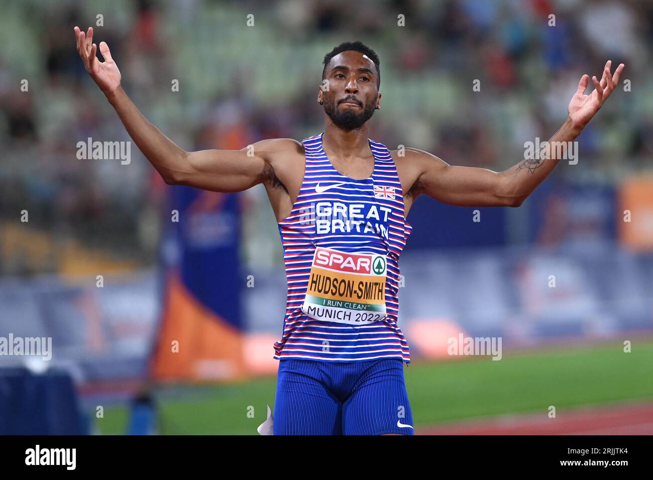 Matthew Hudson-Smith (Great Britain, Gold Medal). 400m. final, European ...
