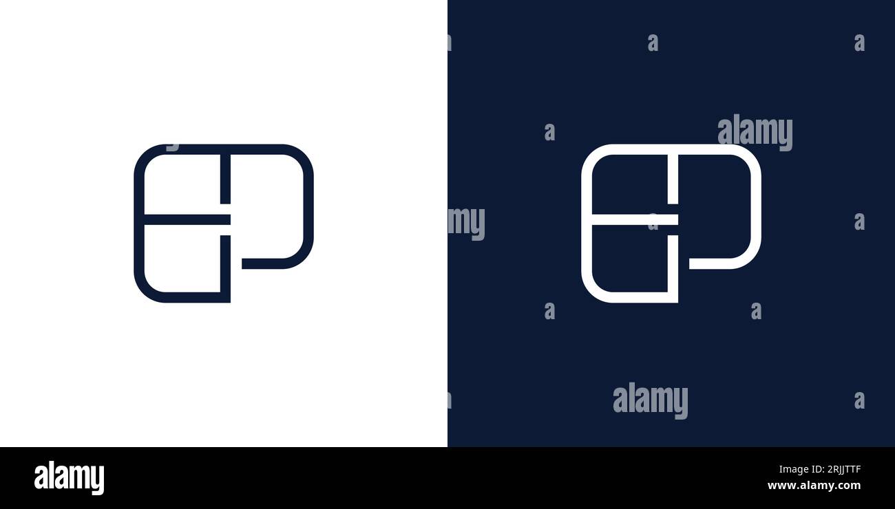 Modern and unique EP logo design Stock Vector Image & Art - Alamy
