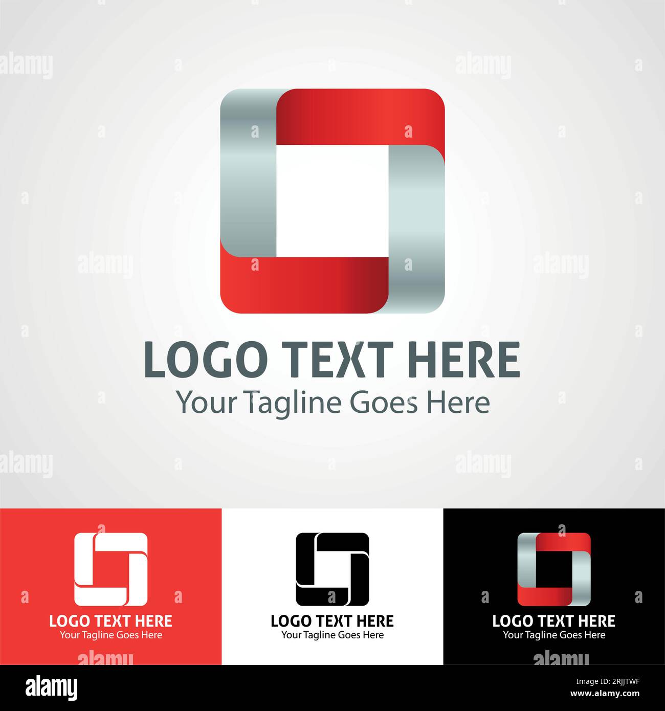 Modern elegant professional hi-tech trendy initial icon logo based on ...