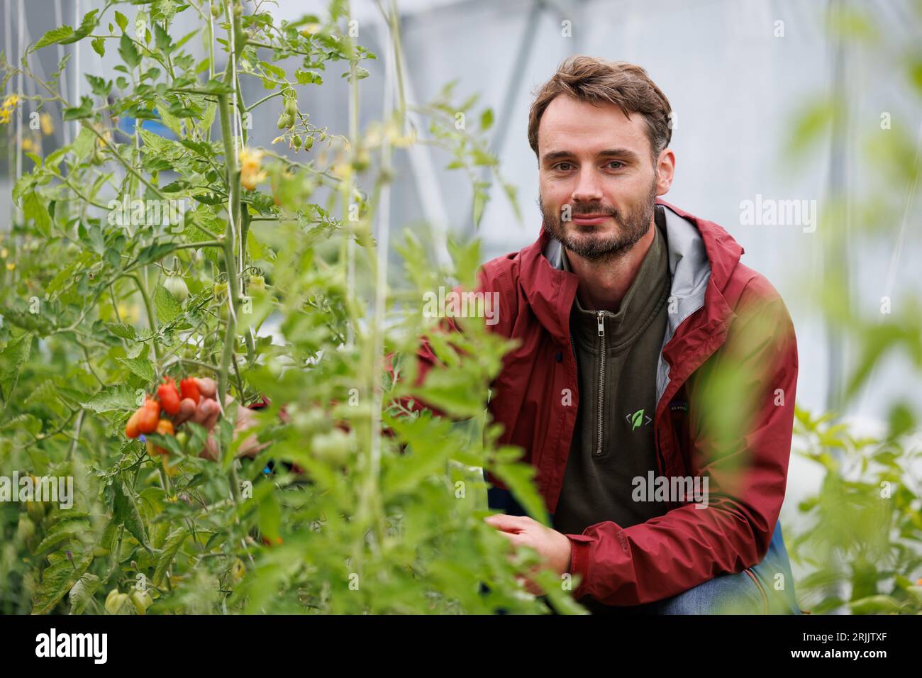 Bohmte, Germany. 02nd Aug, 2023. Sebastian Pütz, DFKI scientist and ...