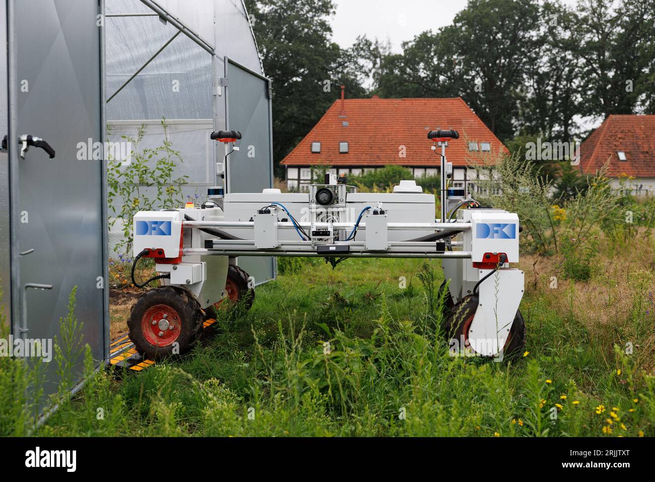 Bohmte, Germany. 02nd Aug, 2023. View of an autonomously controllable ...