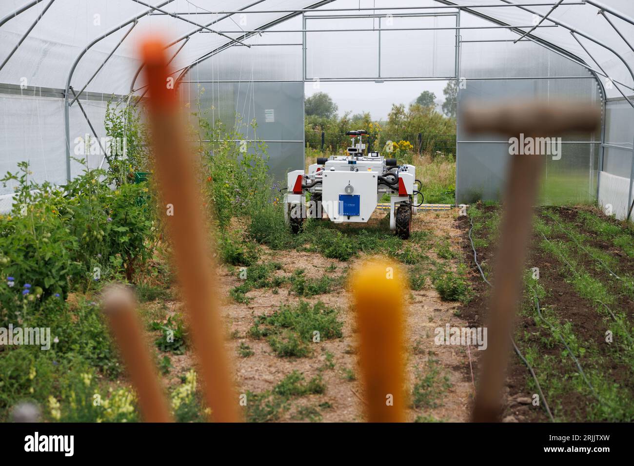 Bohmte, Germany. 02nd Aug, 2023. View of an autonomously controllable ...