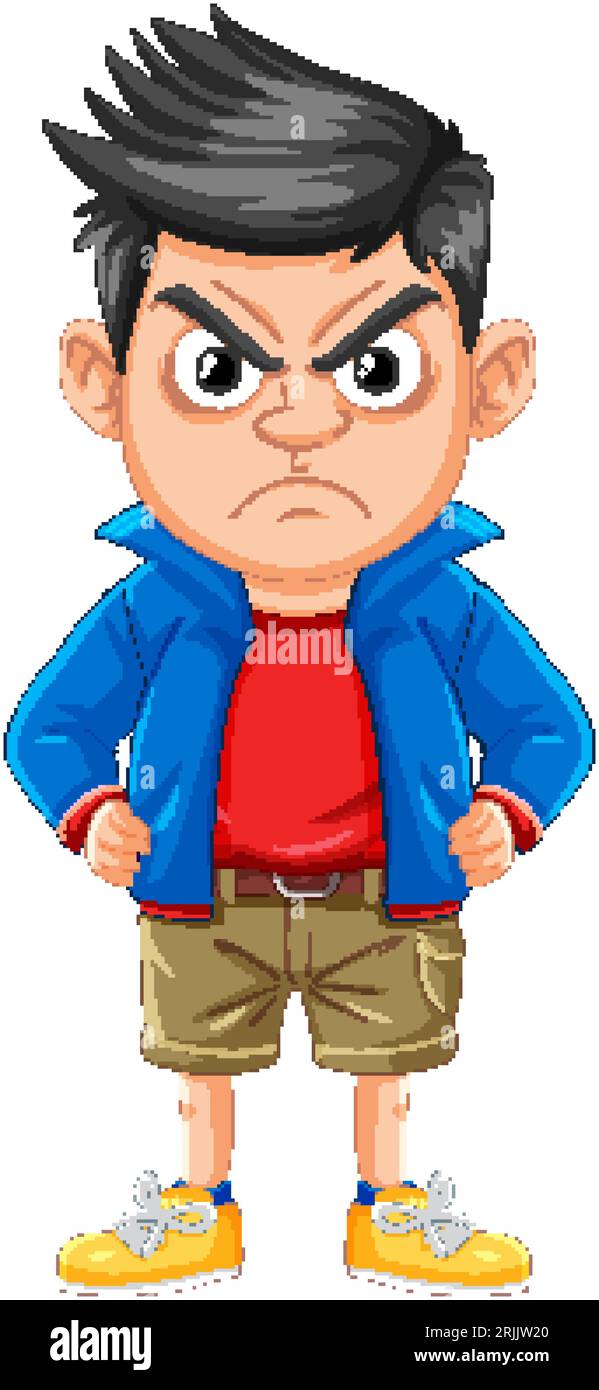 Mean Boy Clipart