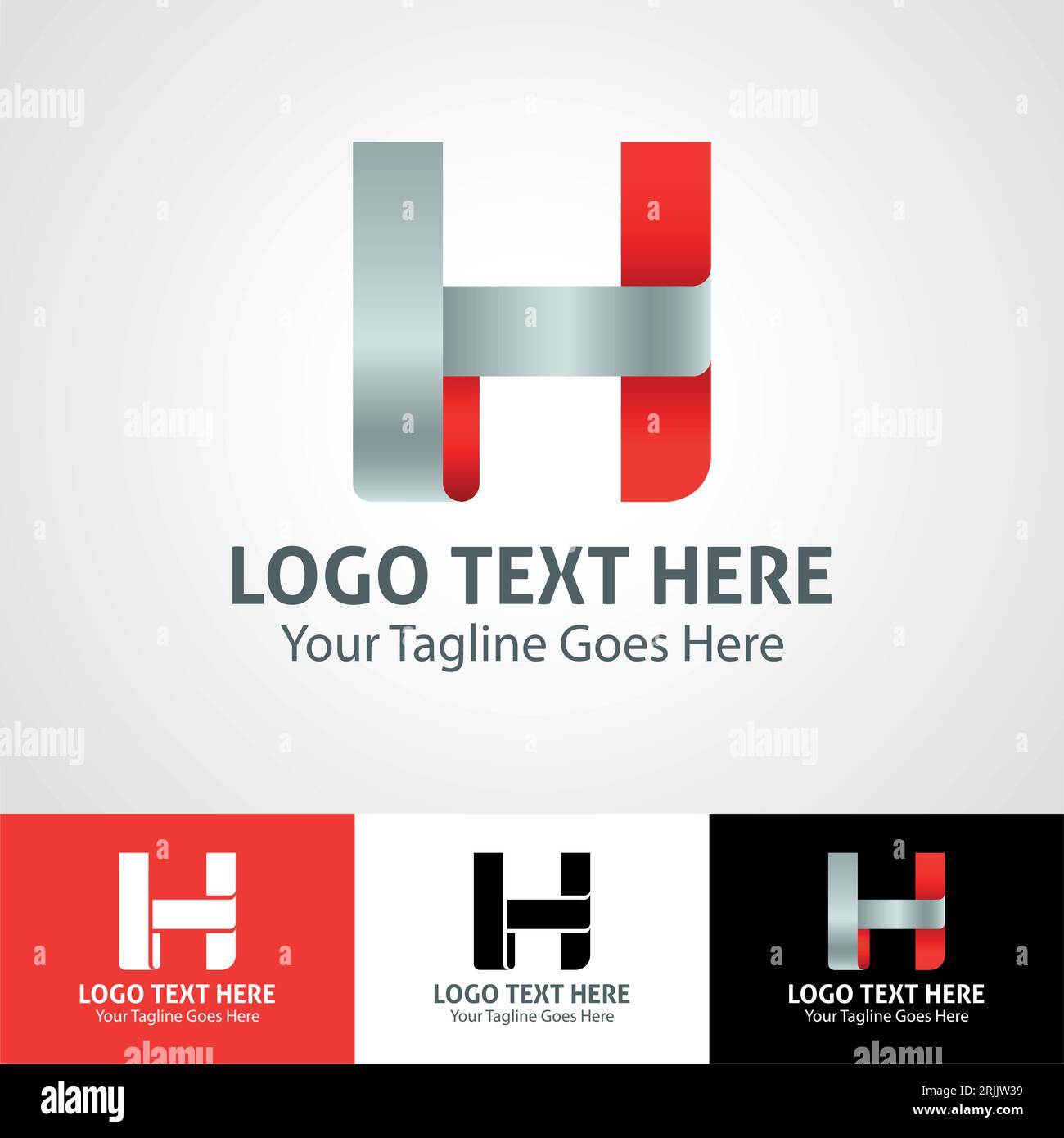 Modern elegant professional hi-tech trendy initial icon logo based on letter H Stock Vector ...