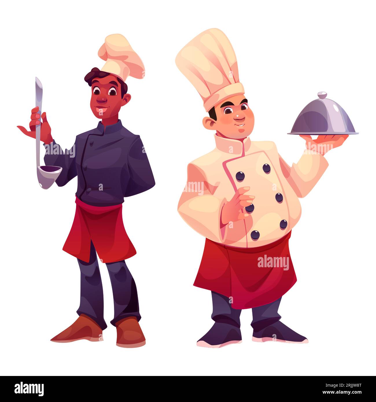 Restaurant kitchen chef character cartoon vector illustration. Chief ...