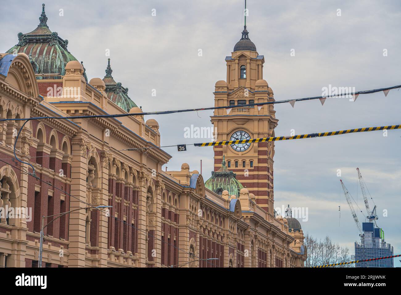 Melbourne city center landmarks, Australia Stock Photo - Alamy