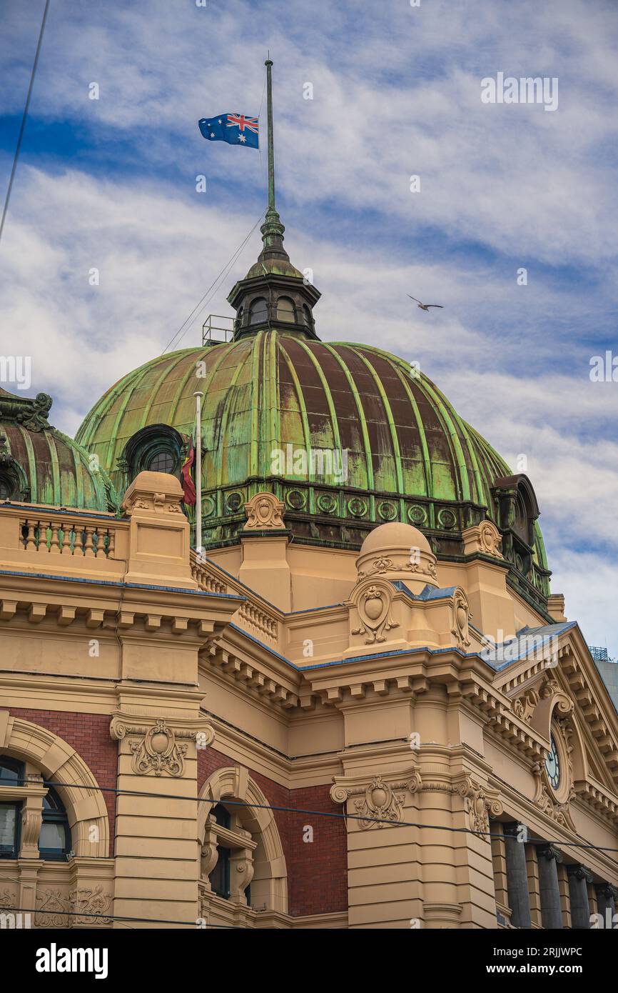 Melbourne city center landmarks, Australia Stock Photo - Alamy