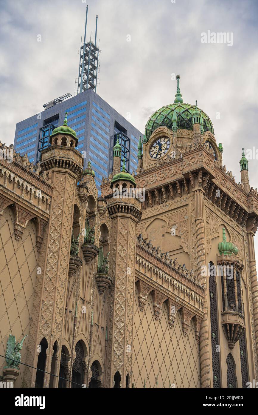 Melbourne city center landmarks, Australia Stock Photo - Alamy
