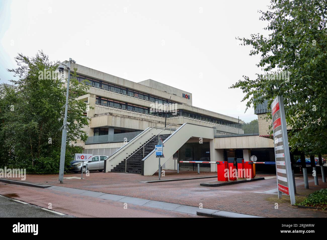 Office and studio of Dutch broadcast organization NOS at the Media Park ...