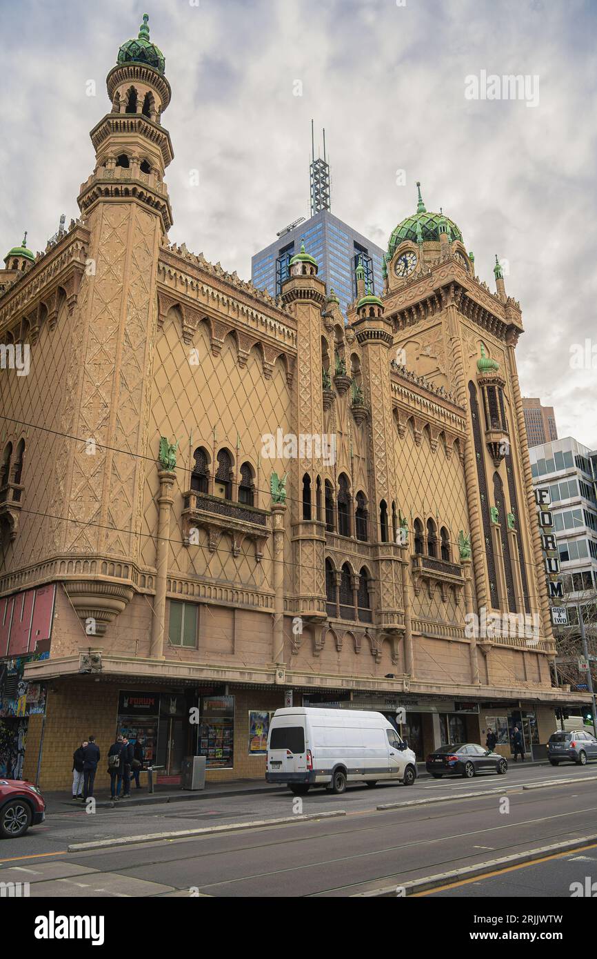Melbourne city center landmarks, Australia Stock Photo - Alamy