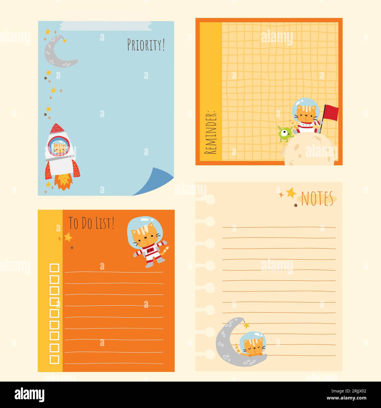 Vector set of school notebooks with transport vector illustration in hi ...