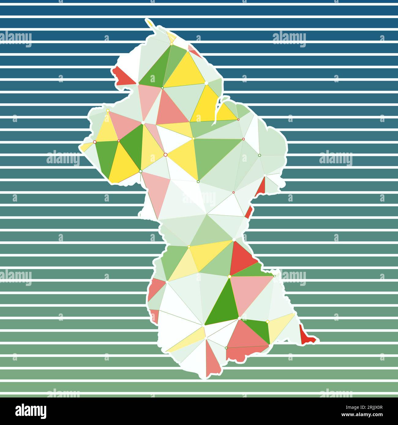 Guyana vector illustration. Guyana design on gradient stripes ...