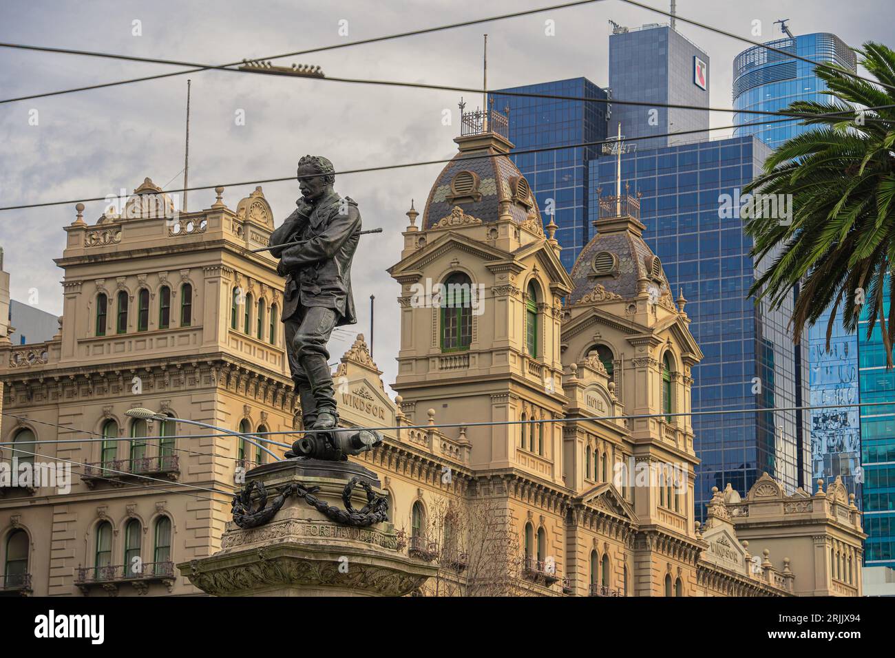 Melbourne city center landmarks, Australia Stock Photo - Alamy