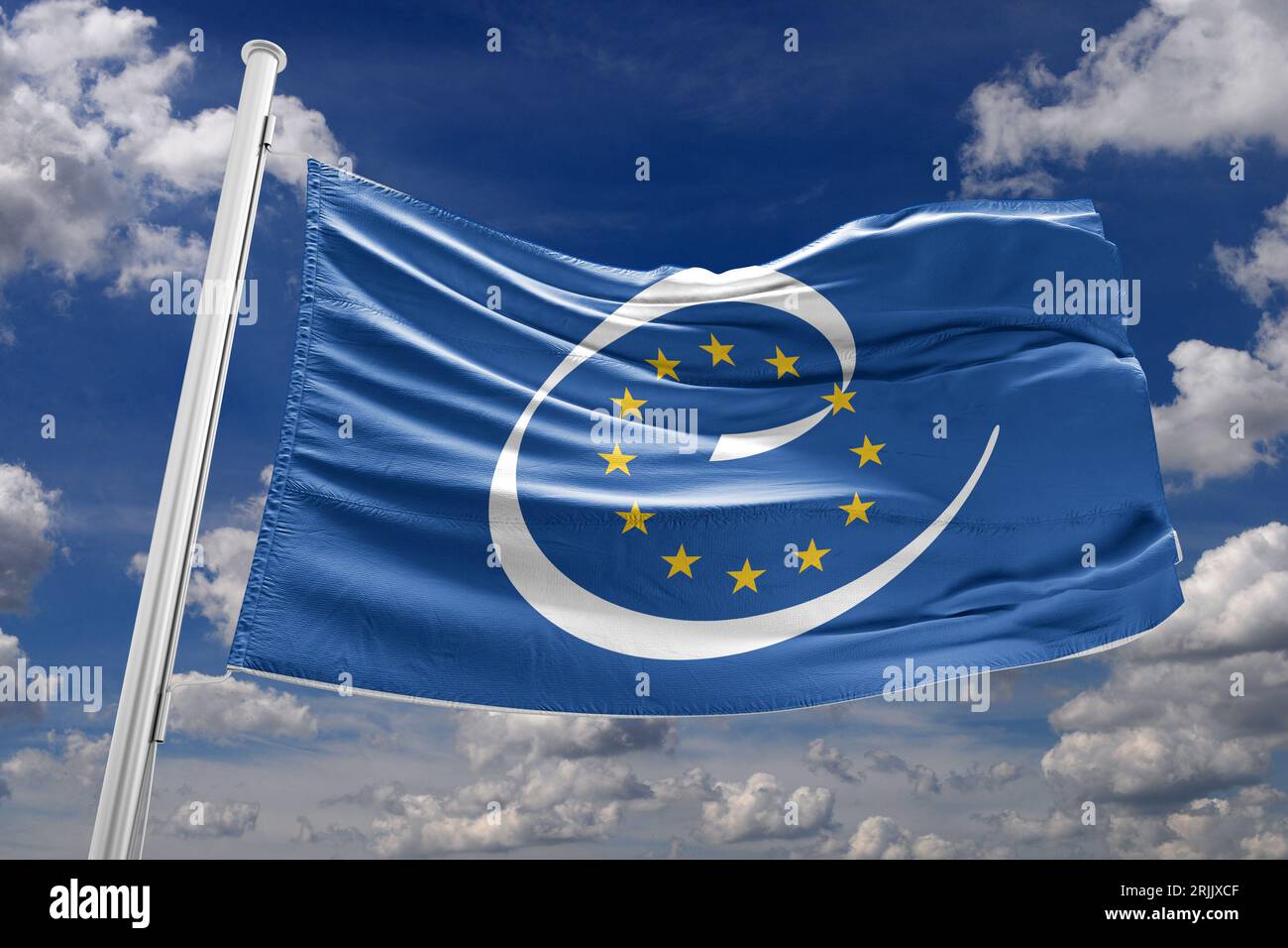 Flag of the council of europe hi-res stock photography and images - Alamy