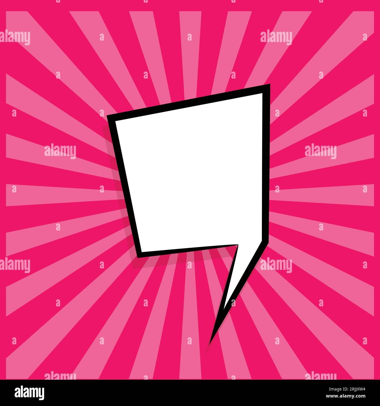 Comic set radial lines background pop art style vector. Cartoon colored ...