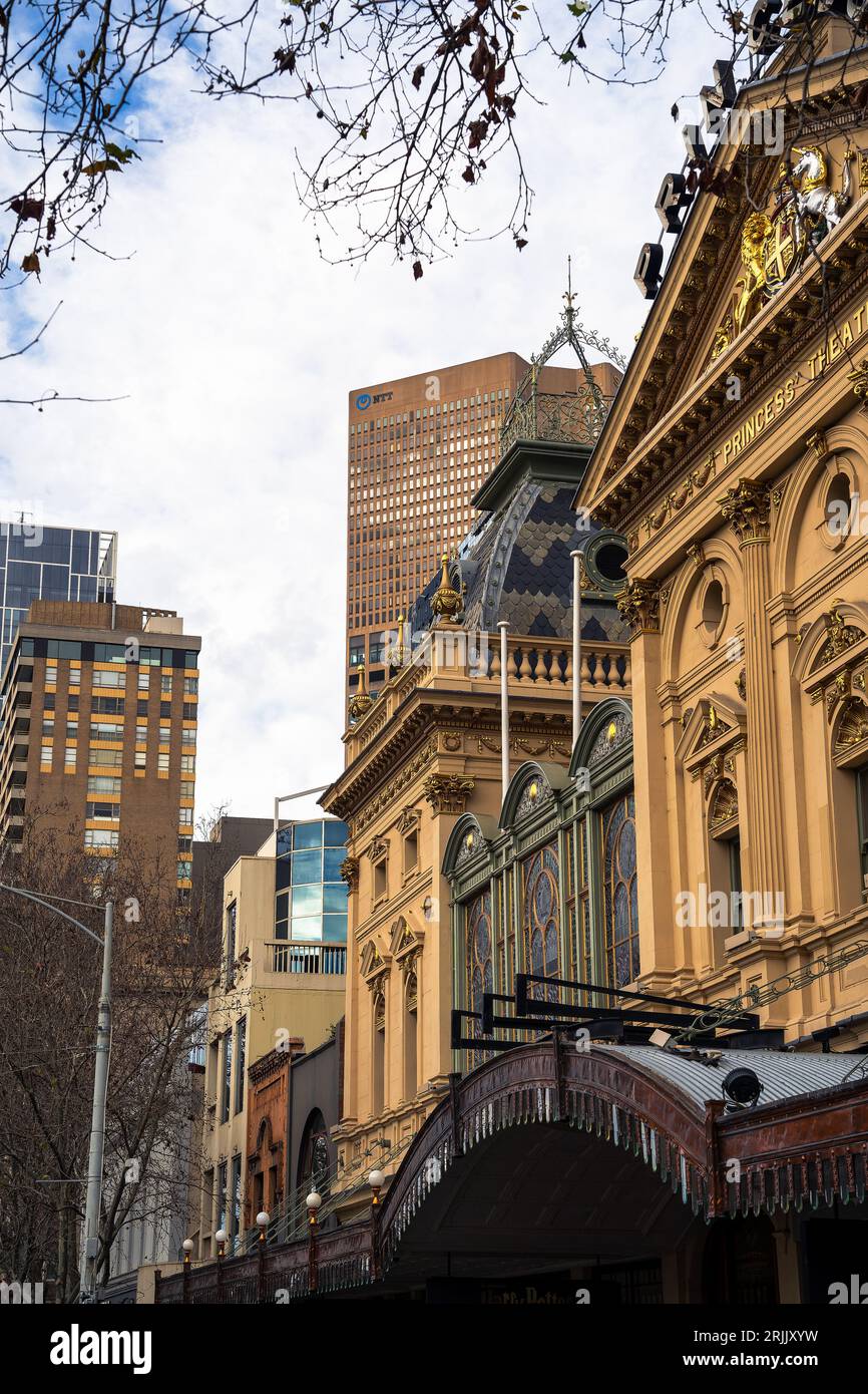 Melbourne city center landmarks, Australia Stock Photo - Alamy