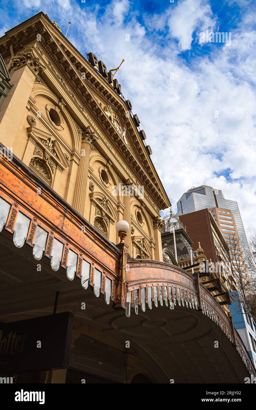 Melbourne city center landmarks, Australia Stock Photo - Alamy