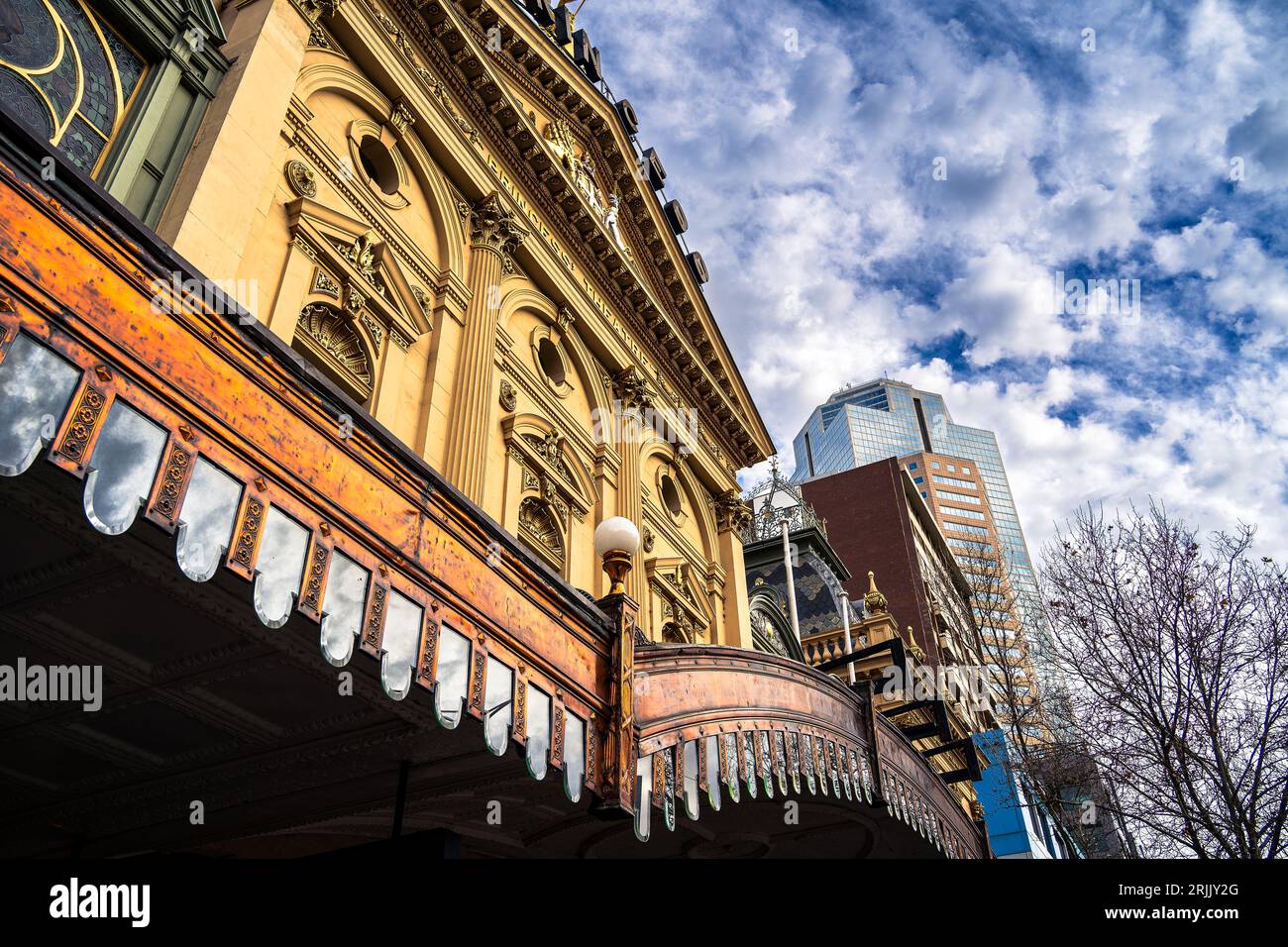 Melbourne city center landmarks, Australia Stock Photo - Alamy