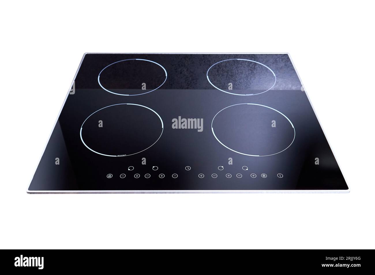 Built in induction cooker Cut Out Stock Images & Pictures - Alamy