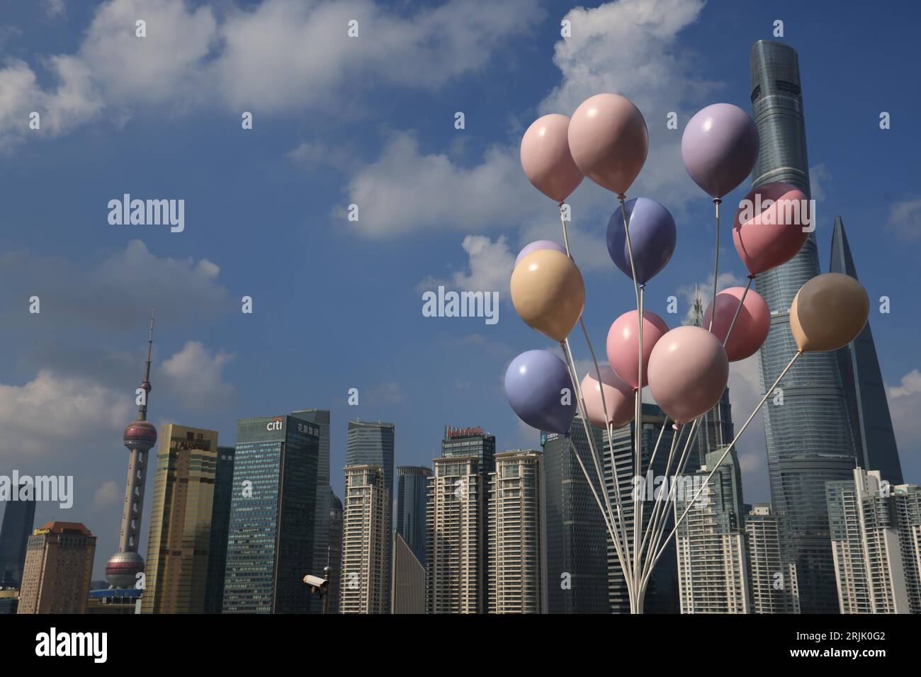 Balloon installation china hi-res stock photography and images - Alamy