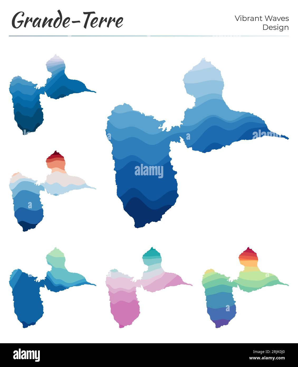 Grande terre light map Stock Vector Images - Alamy