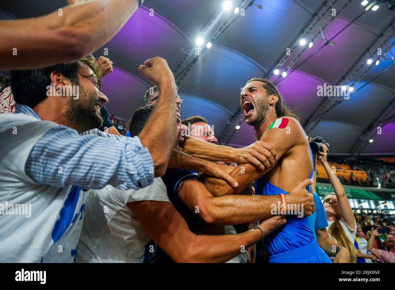 Budapest, Hungary 20230822.Italian high jumper Gianmarco Tamberi during ...